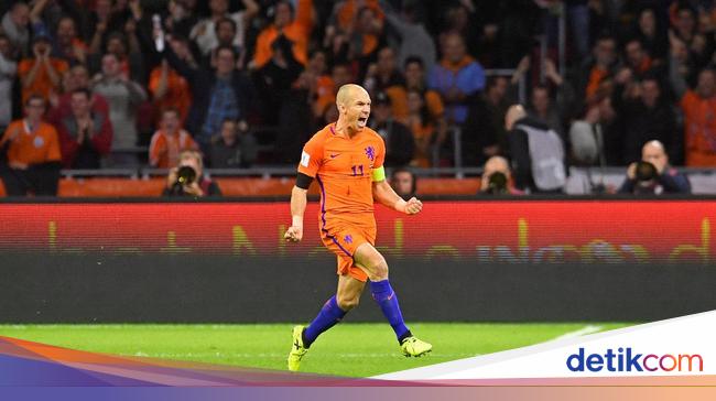 Karier Robben di Timnas Belanda dalam Angka