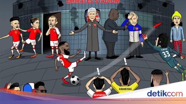Arsenal Dihajar Meme-meme Lucu Usai Ditekuk Swansea