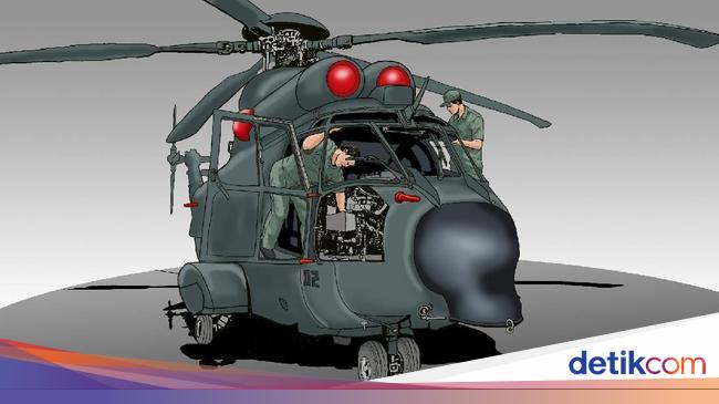 'Tukang Bengkel' Helikopter Tempur TNI Angkatan Udara
