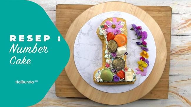 Resep Number Cake
