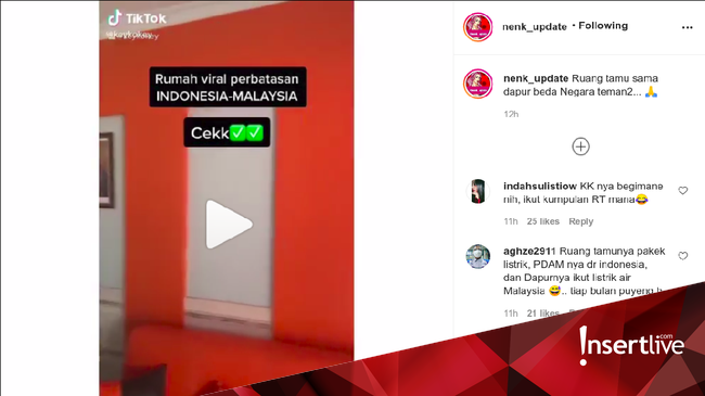 Rumah Viral, Ruang Tamu di Indonesia dan Dapur di Malaysia