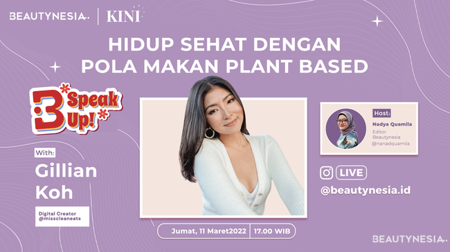 Mengenal Pola Makan Plant Based Bareng Digital Creator Gillian Koh