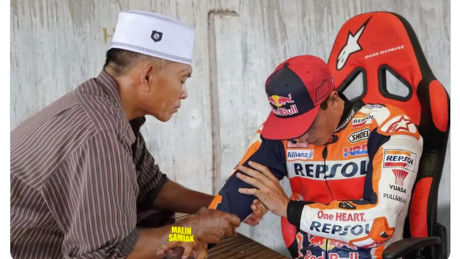 10 Potret Meme Kocak MotoGP 2022 di Mandalika, Ada Marquez Diurut ...