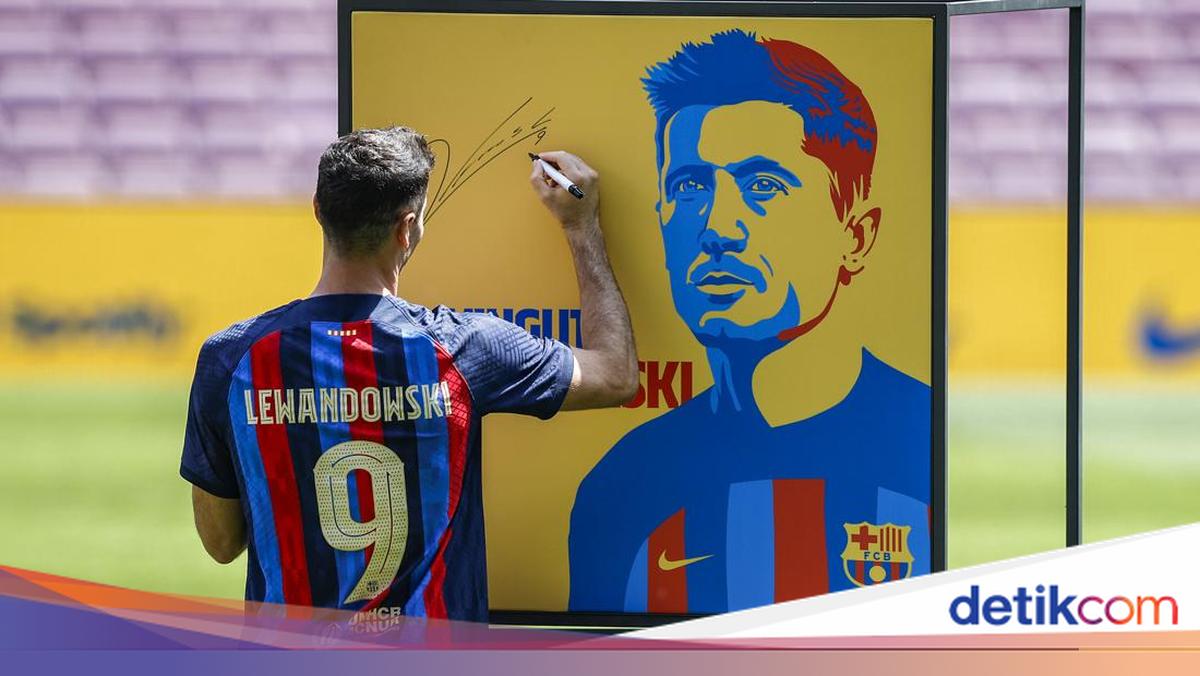 Lewandowski Pemilik Baru Nomor Punggung 9 Barcelona