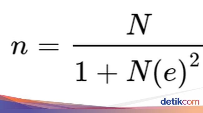 Mengenal Rumus Slovin, Kapan Digunakan dan Contoh Soal