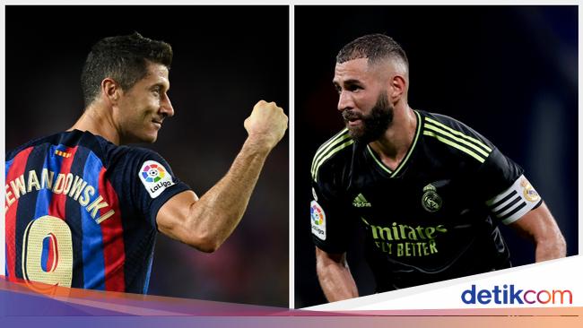 Lewandowski Vs Benzema Langsung Panas di Awal Musim