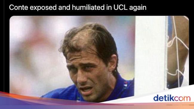 Ragam Meme Ledek Conte, di Liga Champions Masih Tak Oke