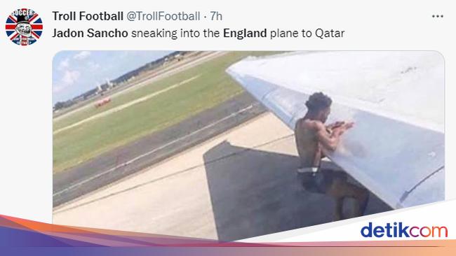Meme Kocak Jadon Sancho Gak Jadi Berangkat ke Piala Dunia 2022