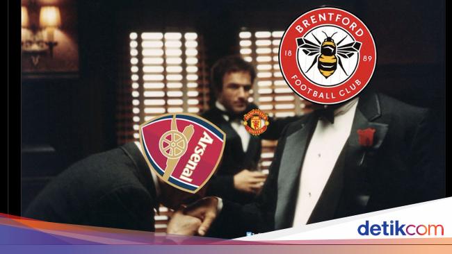 Meme Arsenal Cium Tangan Brentford Yang Sukses Libas Man City