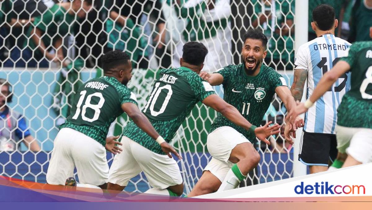 Argentina Vs Arab Saudi: Tim Tango Tumbang 1-2