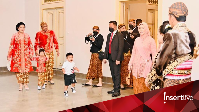 Potret Panembahan Al Nahyan Cucu Jokowi di Pernikahan Kaesang-Erina