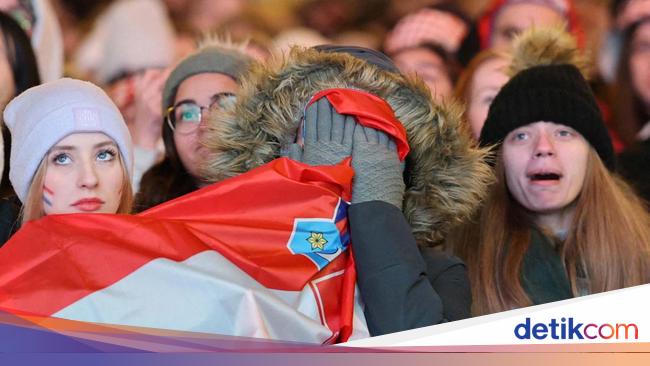Sedihnya Pendukung Kroasia Usai Dibantai Argentina