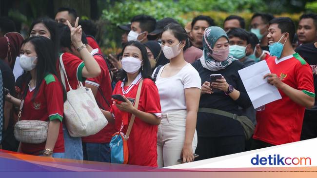 Suporter Timnas Indonesia Mulai Merahkan GBK