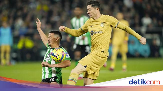 Real Betis Vs Barcelona: Raphinha & Lewandowski Menangkan Barca