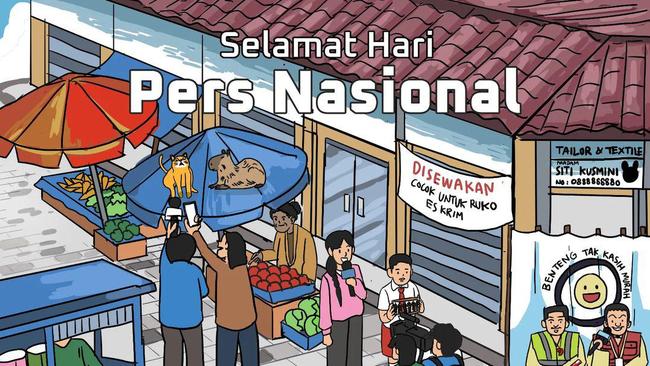 Jokowi Unggah Poster Ucapan 'Selamat Hari Pers Nasional', Ini Potret ...