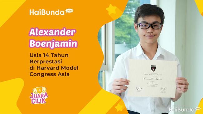 Alexander Boenjamin, Siswa 14 Tahun dari Jakarta Berprestasi Hingga ...