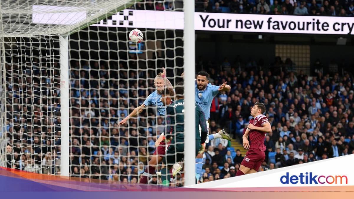 Dua Percobaan Kena Tiang, Man City Masih Diimbangi West Ham