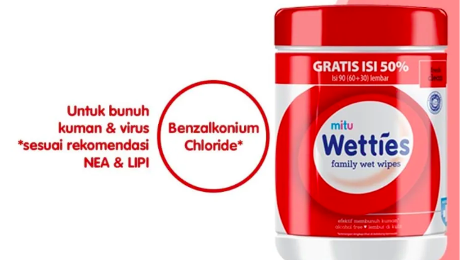 Review Mitu Wetties Botol Antiseptic Fresh Clean, Tisu Basah Andalan ...