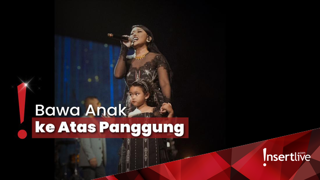 Mutia Ayu Perdana Pamer Wajah Anak di Konser untuk Glenn Fredly