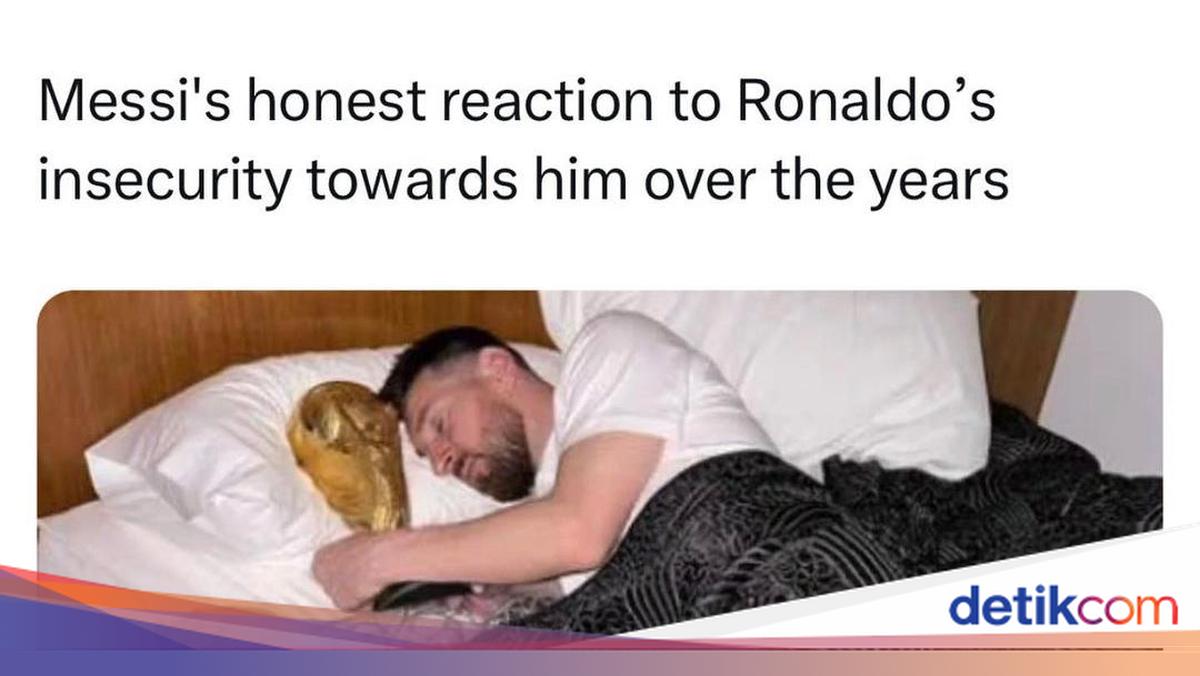 Meme Ronaldo Dirujak Netizen Gegara 'Senggol' Messi