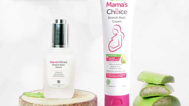 Review Mama's Choice Stretch Mark Serum: Menyamarkan Bekas Kehitaman di Kulit Bumil