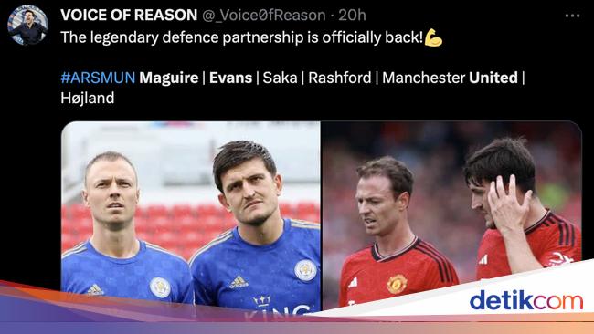 MU Kalah, Maguire dan Evans Diolok-olok Lewat Meme! MU Kalah, Maguire dan Evans Diolok-olok Lewat Meme!