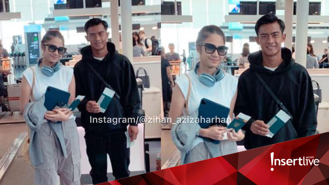 7 Potret Azizah Salsha & Pratama Arhan Pengantin Baru Mudik ke Indonesia