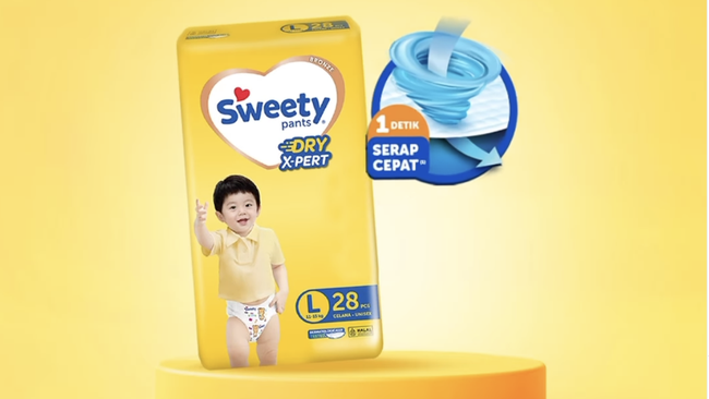 Review Sweety Bronze pants Dry Expert: Popok Praktis Berbahan Lembut ...