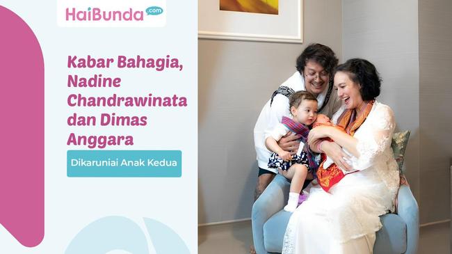Kabar Bahagia, Nadine Chandrawinata dan Dimas Anggara Dikaruniai Anak Kedua