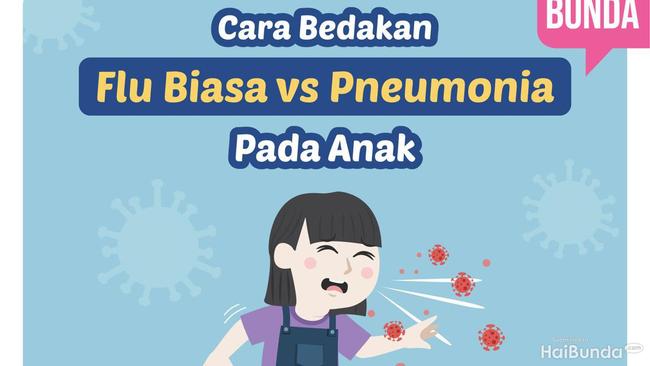 Cara Bedakan Flu Biasa vs Pneumonia Pada Anak