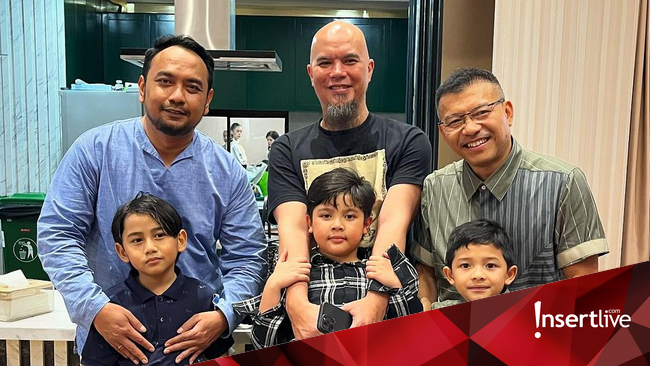 Foto Anang Hermansyah hingga Ahmad Dhani Rangkul Anak dari Istri Kedua ...