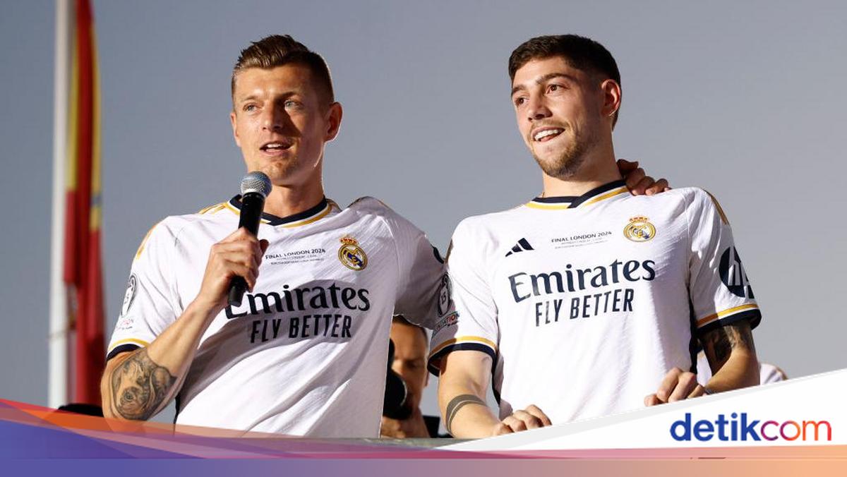 Toni Kroos Wariskan Nomor Punggung 8 ke Federico Valverde
