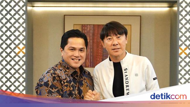 Erick Thohir dan Shin Tae-yong Setuju Sampai 2027