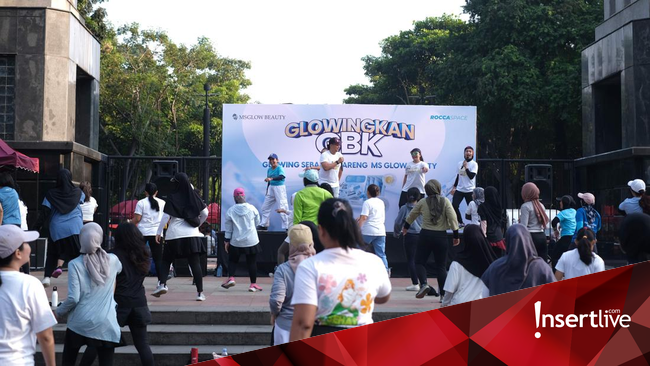 Sehat sekaligus Glowing Sebadan di GBK Bareng MS Glow Beauty