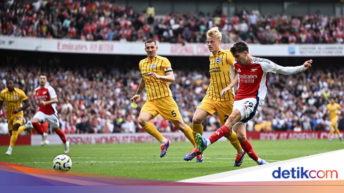 Arsenal Vs Brighton: Declan Rice Kartu Merah, The Gunners Diimbangi 1-1