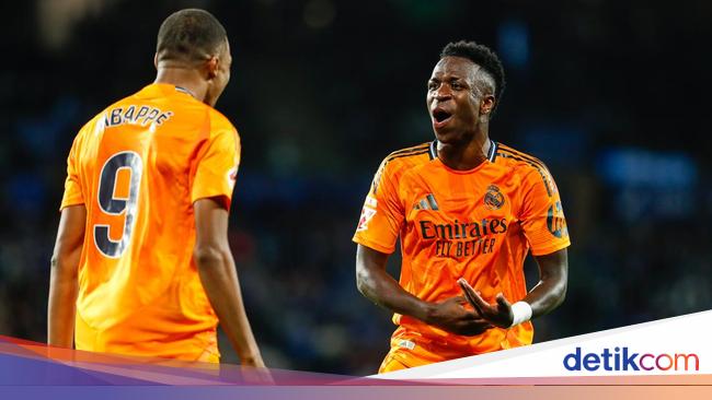 'Mbappe Anak Emas Florentino Perez, Vinicius Jr Bisa Dijual jika...' 'Mbappe Anak Emas Florentino Perez, Vinicius Jr Bisa Dijual jika...'