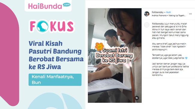 Viral Kisah Pasutri Bandung Berobat Bersama ke RS Jiwa, Kenali ...
