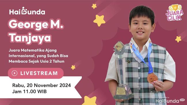 Mengenal George M. Tanjaya Juara Matematika Ajang Internasional, Bisa ...