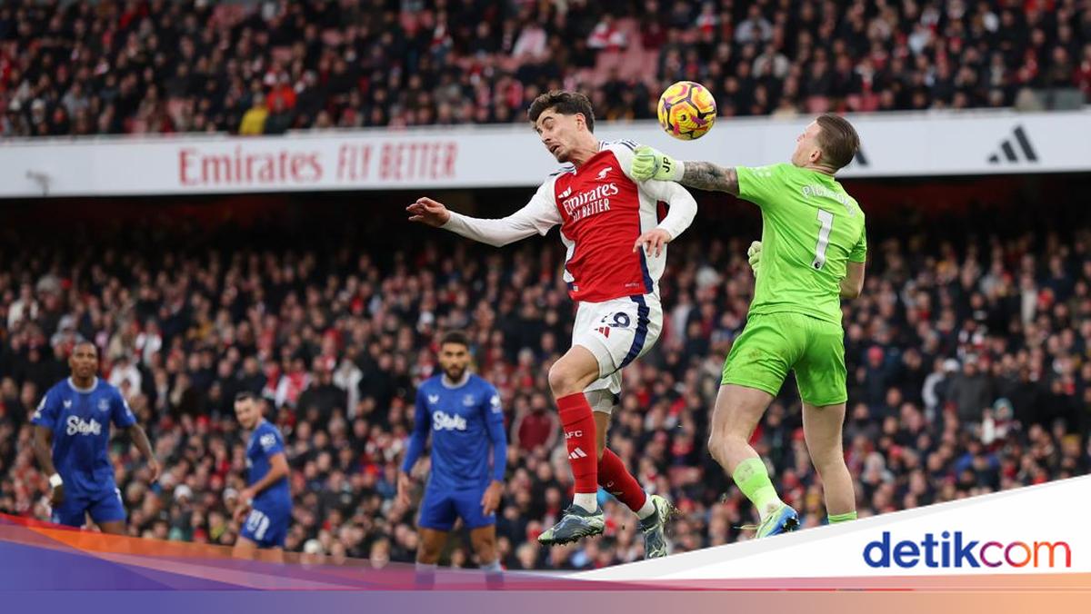 Arsenal Vs Everton 0-0, Clean Sheet Raya dan Pickford Samai Onana