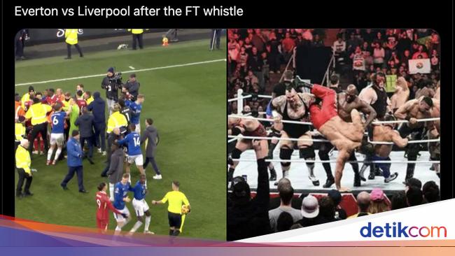 Meme Panasnya Derby Merseyside: Liverpool Seri, Fans MU Ikut Kena Ledek