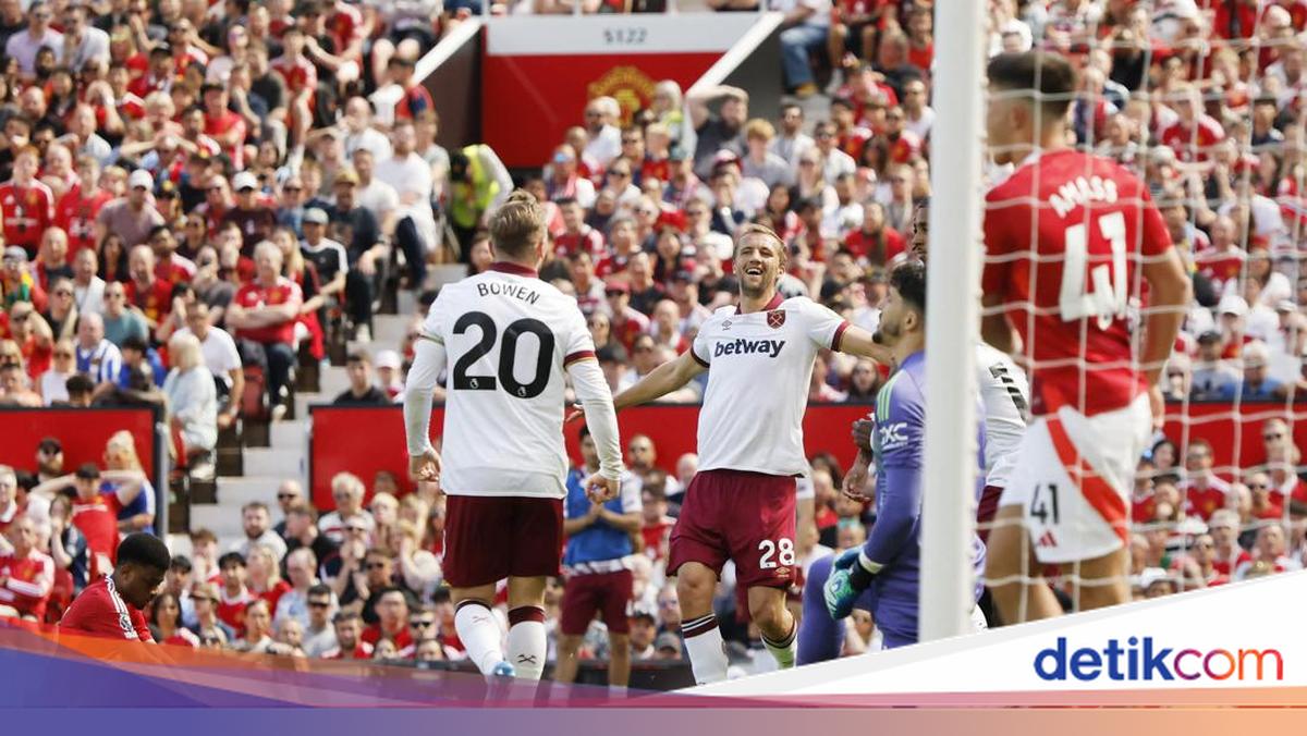 MU Vs West Ham: Setan Merah Tertinggal 0-1 di Babak Pertama