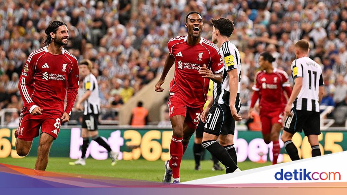 Newcastle Vs Liverpool: Si Merah Unggul 1-0 di Babak Pertama