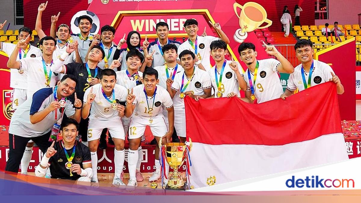 Indonesia Juara Futsal CFA 2025, Ketum PSSI: Alhamdulillah