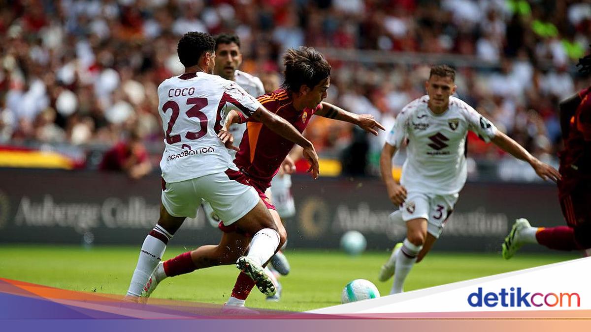 Hasil AS Roma Vs Torino: Serigala Ibukota Dilibas Banteng