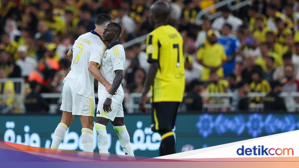 Al Ittihad Vs Al Nassr: Mane dan Ronaldo Bungkam Benzema Cs 2-0