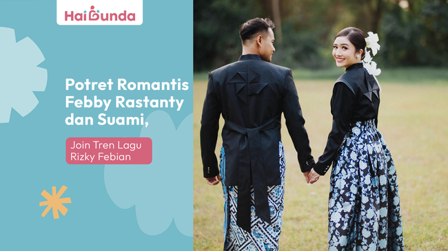 Potret Romantis Febby Rastanty dan Suami, Join Tren Lagu Rizky Febian