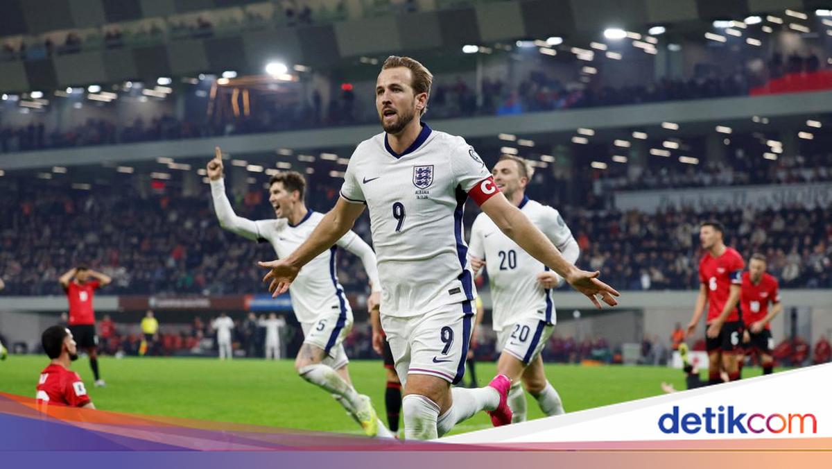 Albania Vs Inggris: 2 Gol Kane Pastikan Three Lions Sempurna!