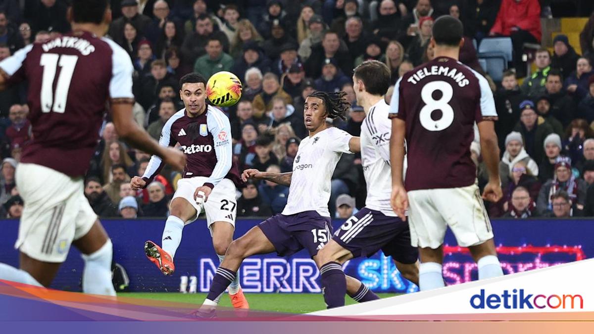 Aston Villa Vs MU 1-1 di Babak Pertama