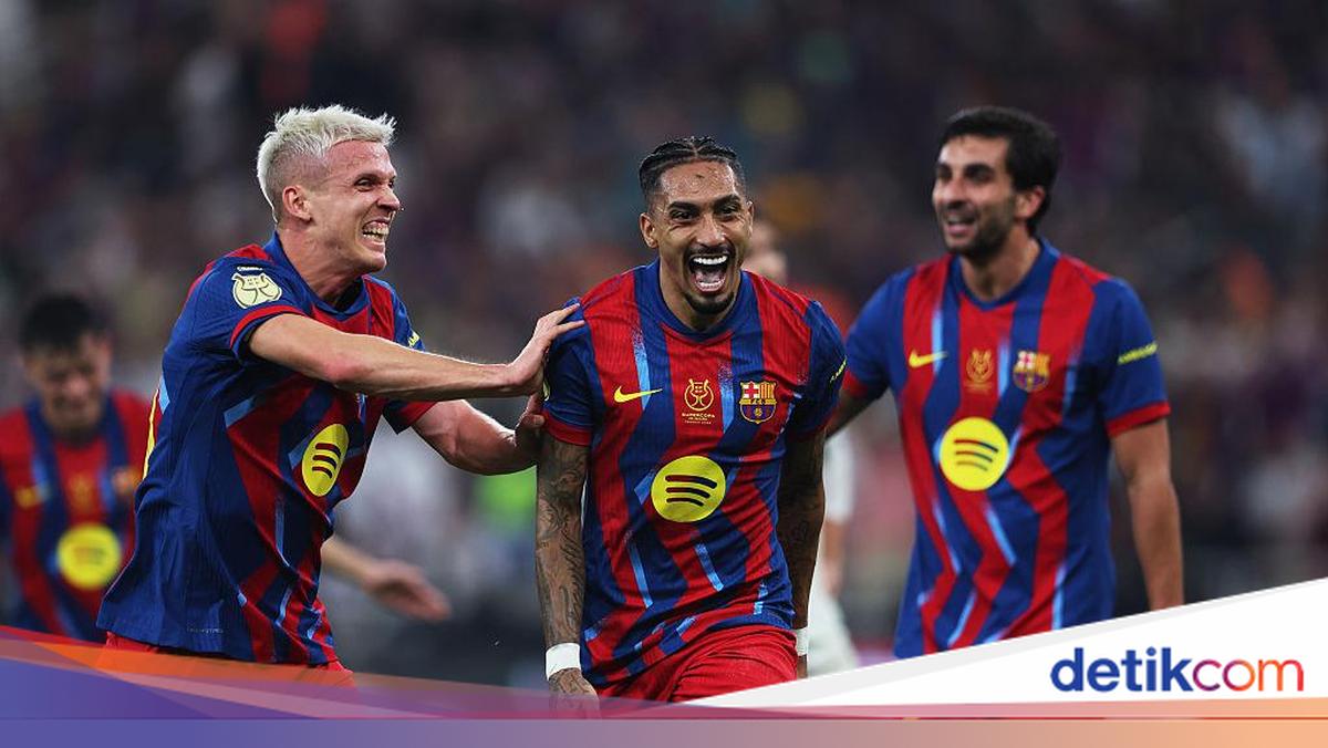Barcelona Vs Real Madrid: Sengit, Los Cules Juara Piala Super Spanyol