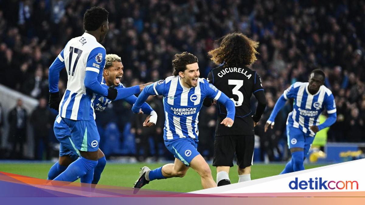Brighton Vs Chelsea: Si Burung Camar Patuk Singa Biru 3-0